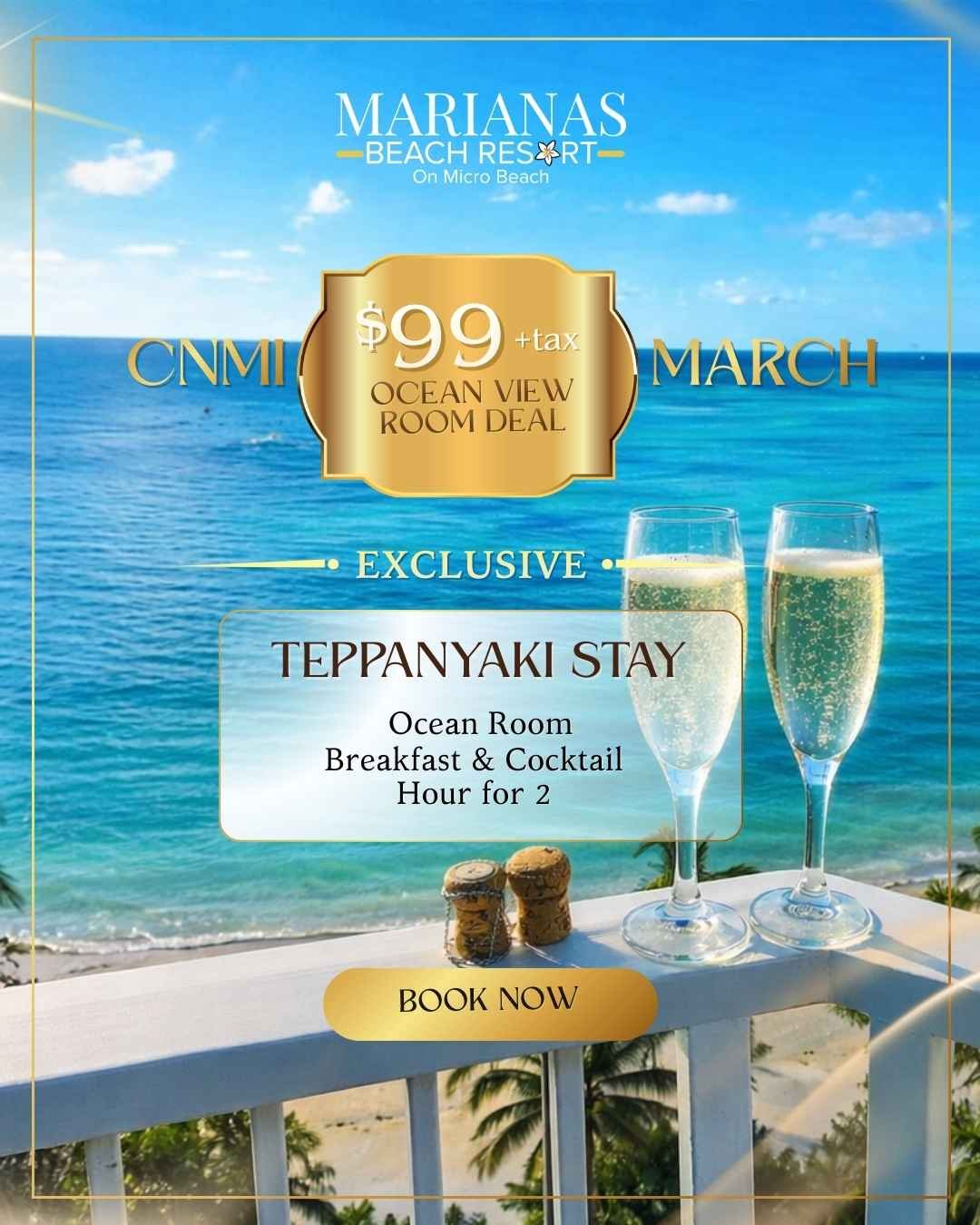 Teppanyaki Stay - Marianas Beach Resort